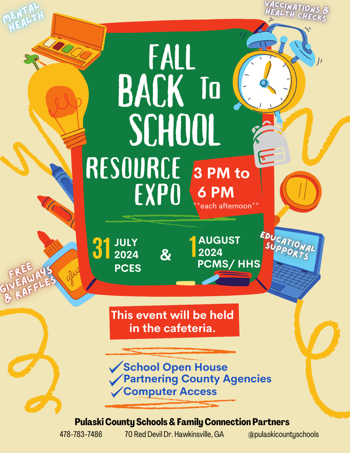 Fall Back to School Resource Expo | Pulaski County – GAFCP
